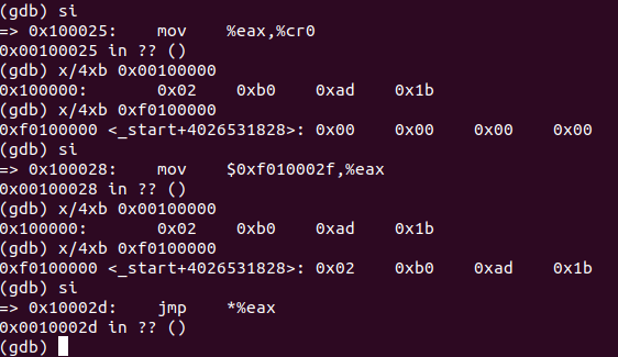 MIT6.828-Lab1-Part3-Exercise7-跟踪JOS内核并理解 - Ricky Yel Blog